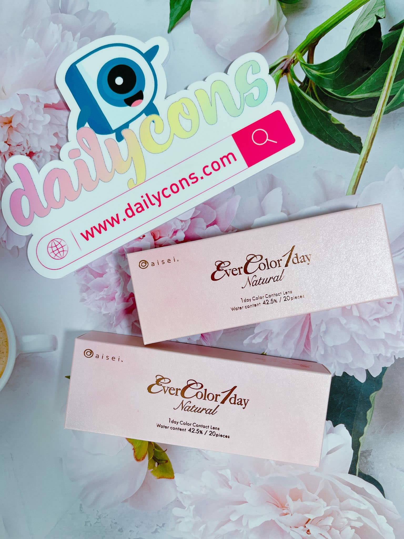 明亮大眼Con︱EverColor 1day Natural 美瞳評價 - Dailycons