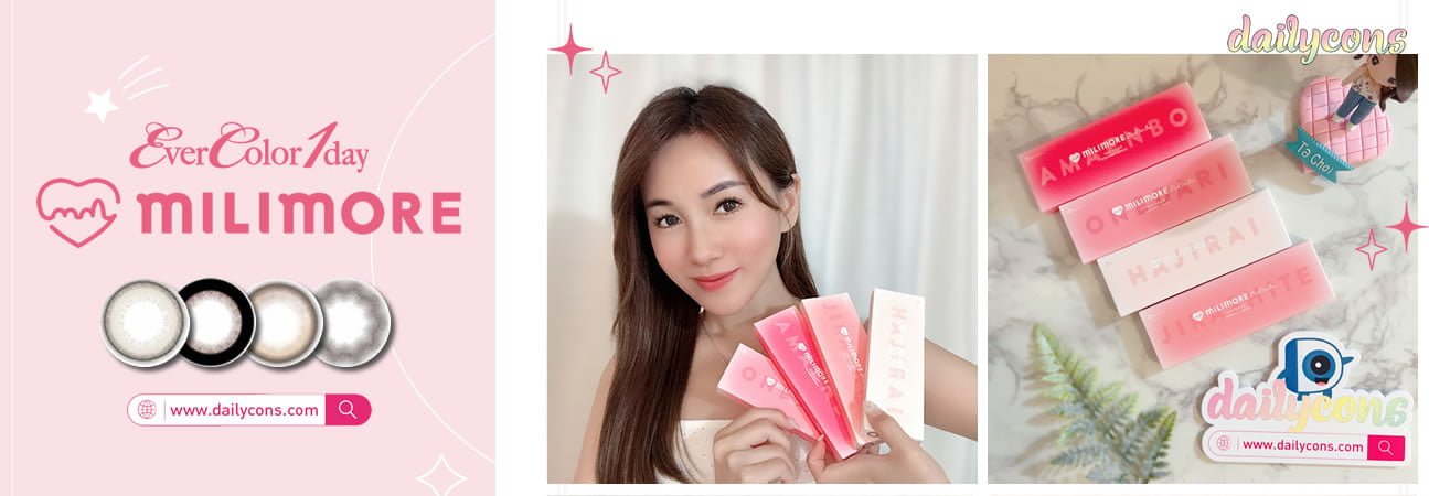 為何選 EverColor 1day Milimore 彩色隱形眼鏡？ - Dailycons